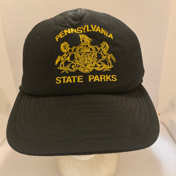 Vintage Pennsylvania state parks Trucker SnapBack hat… - Gem