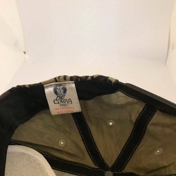 Vintage lube masters army camouflage Trucker SnapBack… - Gem