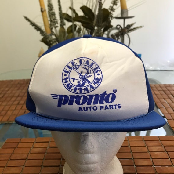 Vintage Pronto Auto Parts Trucker Snapback Hat 1990s | Etsy