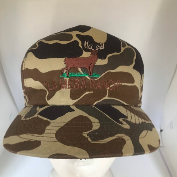 Vintage La Mesa Ranch Trucker Snapback hat adjustable… - Gem