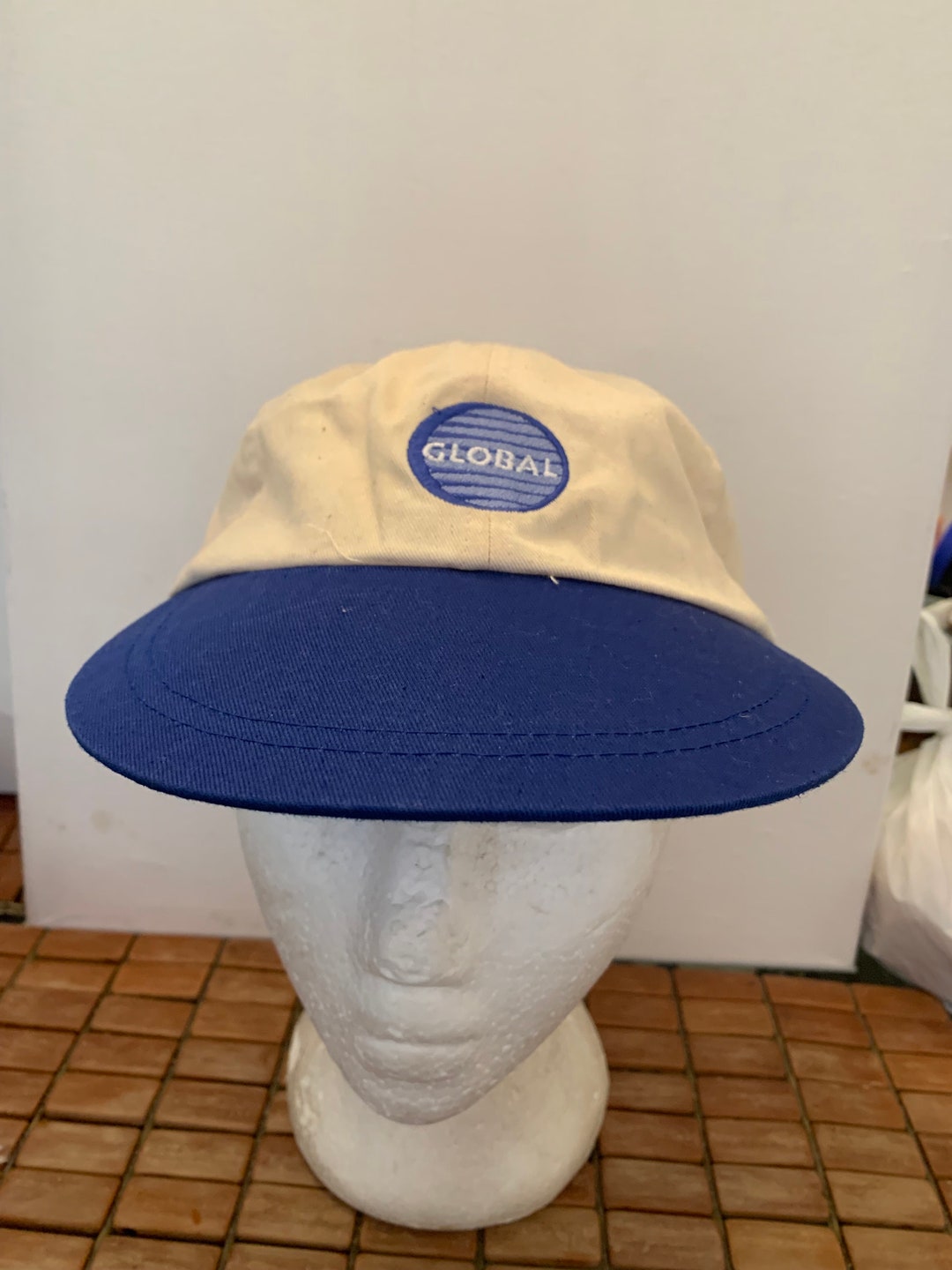 Vintage Global Strapback Hat Adjustable 1990s 1980s Q1 - Etsy