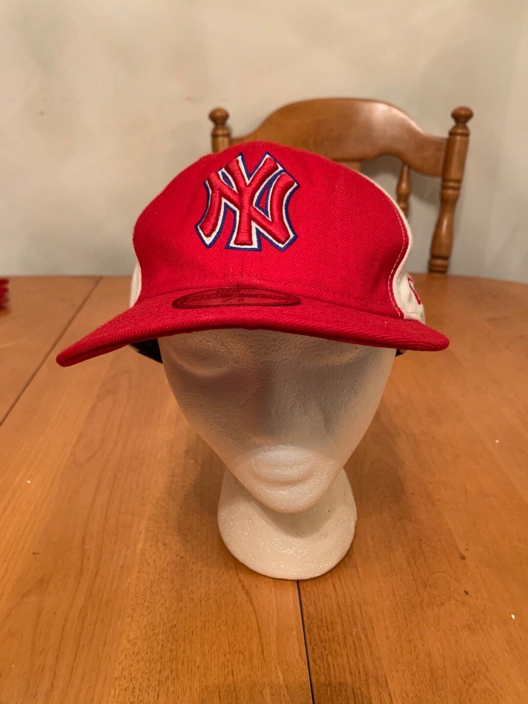 Vintage New York Yankees Fitted Hat 1990s 80s Size 7 5/8 - Etsy