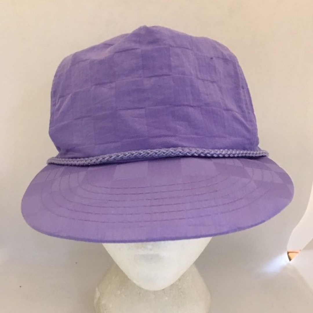 Vintage Blank Purple Blocks Trucker Snapback Hat 1990s 80s Z1 - Etsy
