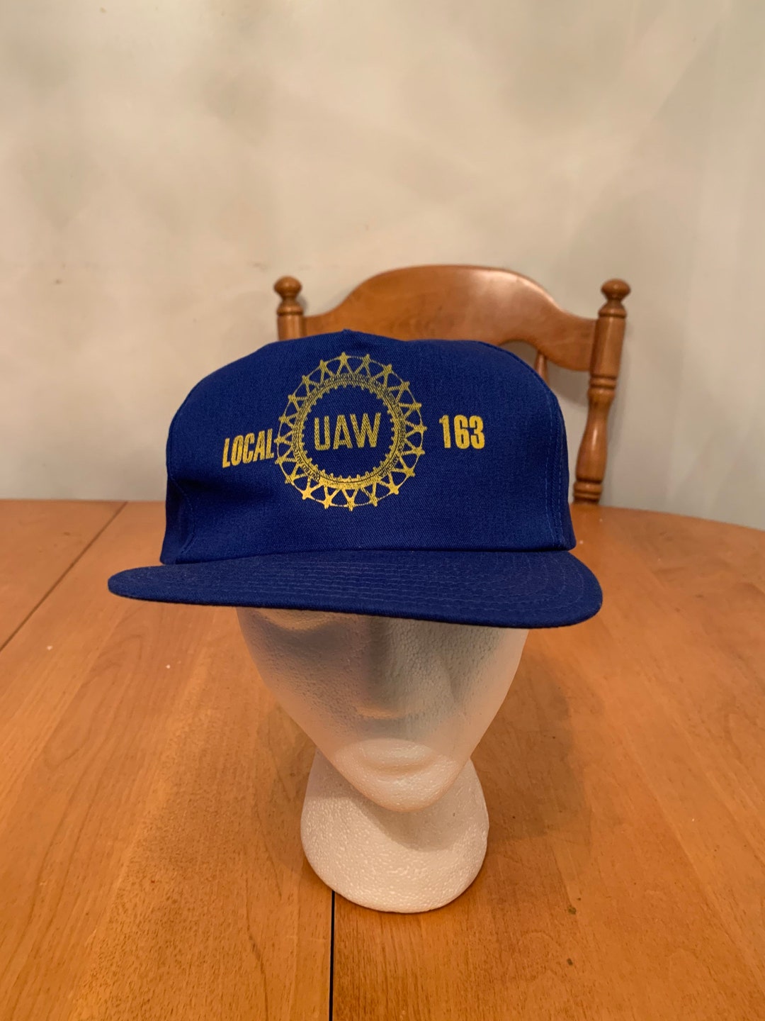 Vintage UAW Trucker Snapback Hat 1990s 80s R1 - Etsy