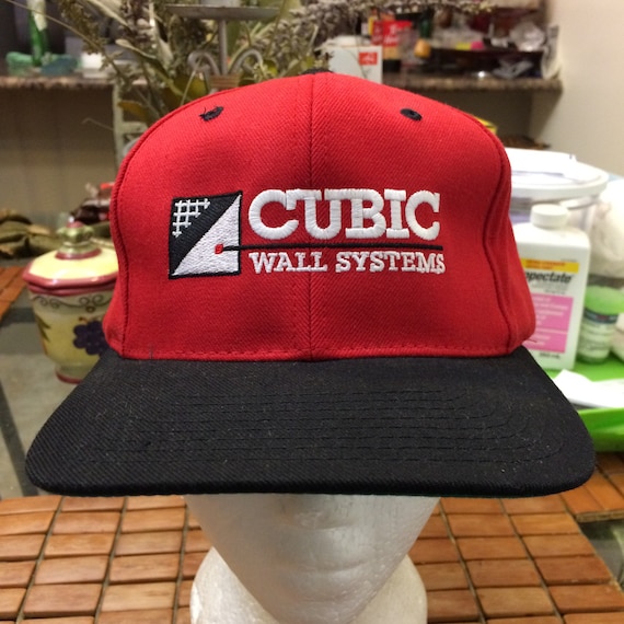 Vintage Cubic Wall Systems Snapback Hat 1990s - Gem