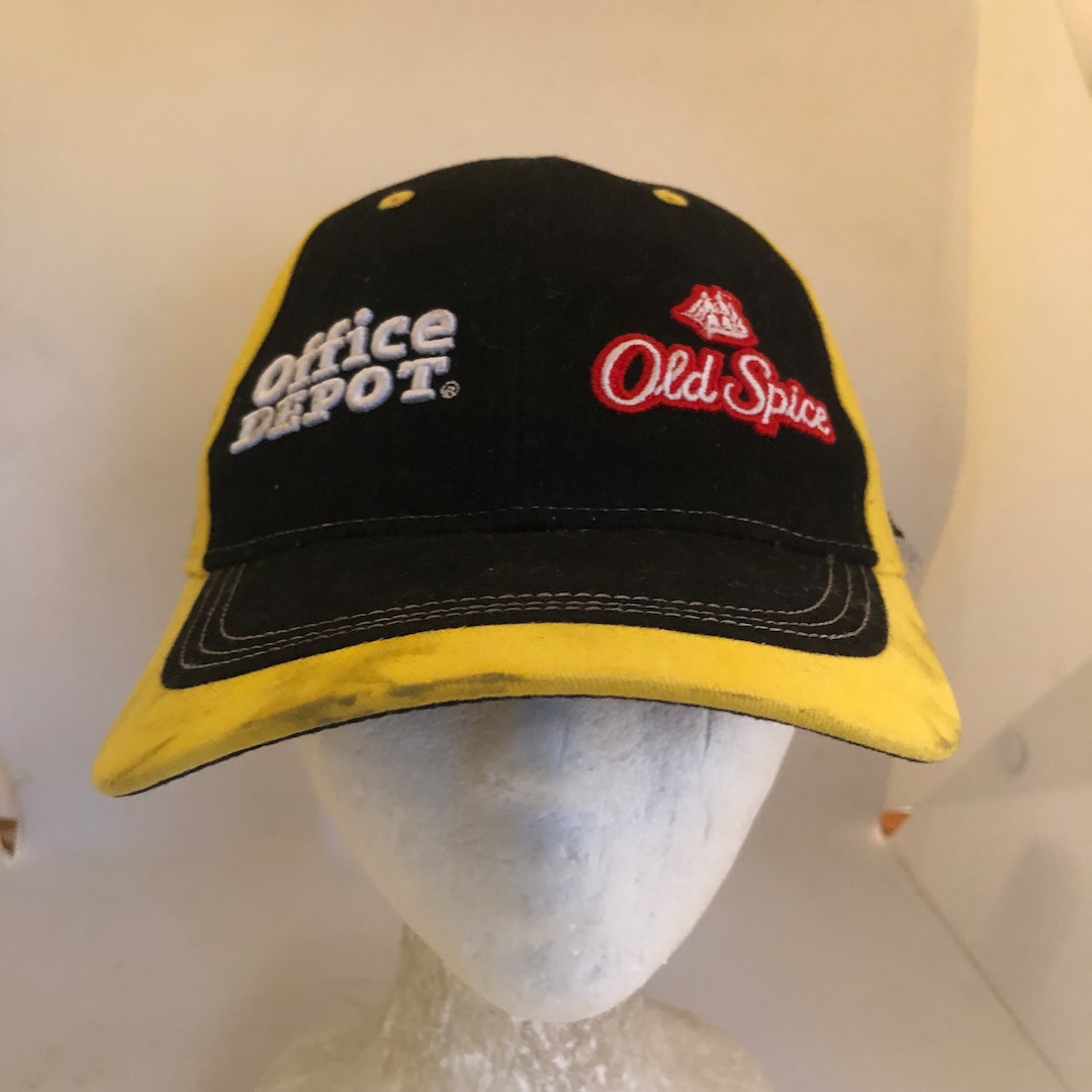 Vintage Old Spice Office Depot Trucker Snapback Hat Adjustable 1990s ...