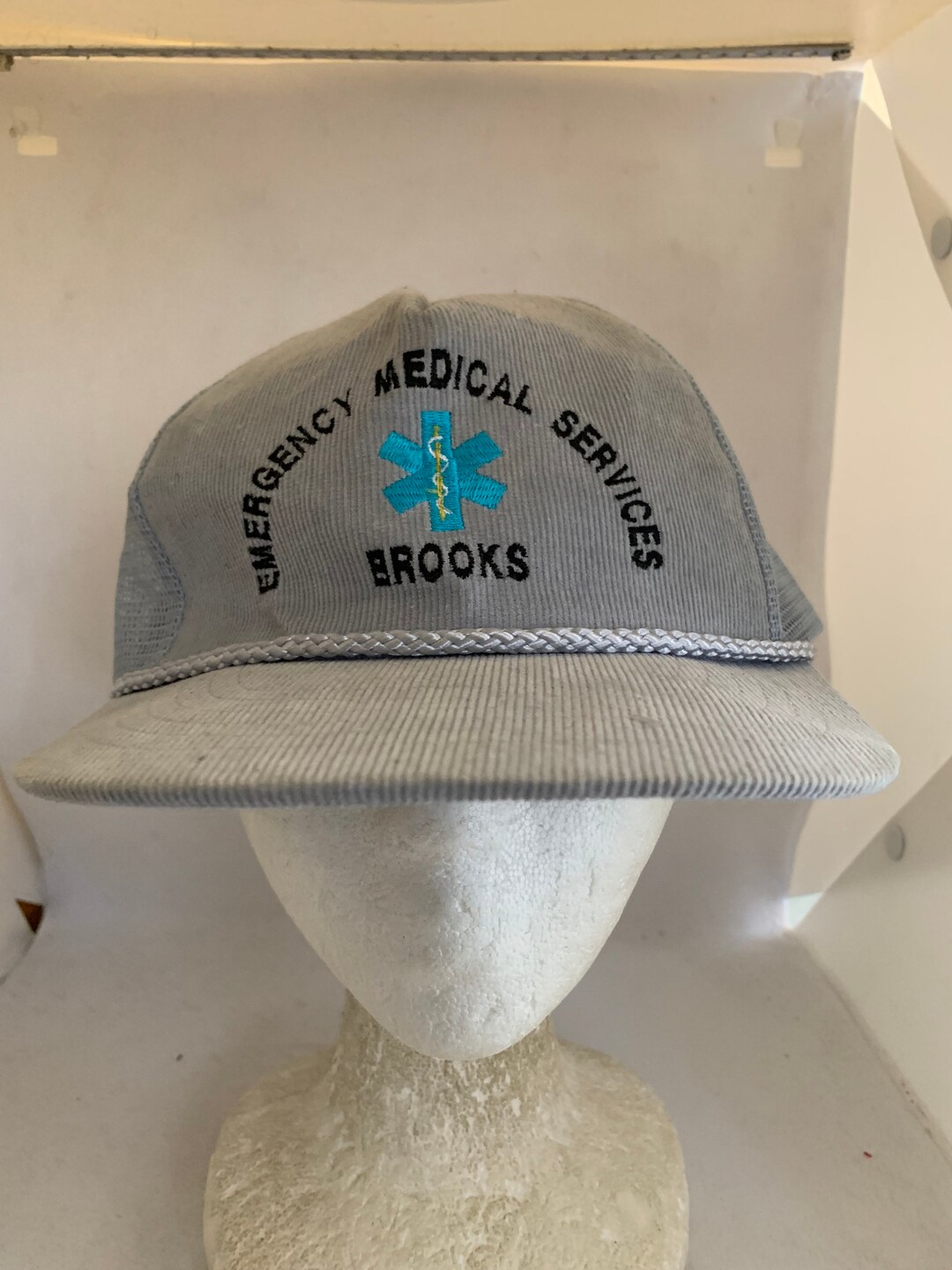 Vintage Brooks Alberta Emergency Medical Services Corduroy Trucker ...