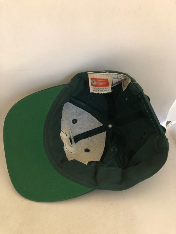 Vintage Michigan State SnapBack Hat 1990s 80s D12 - Gem