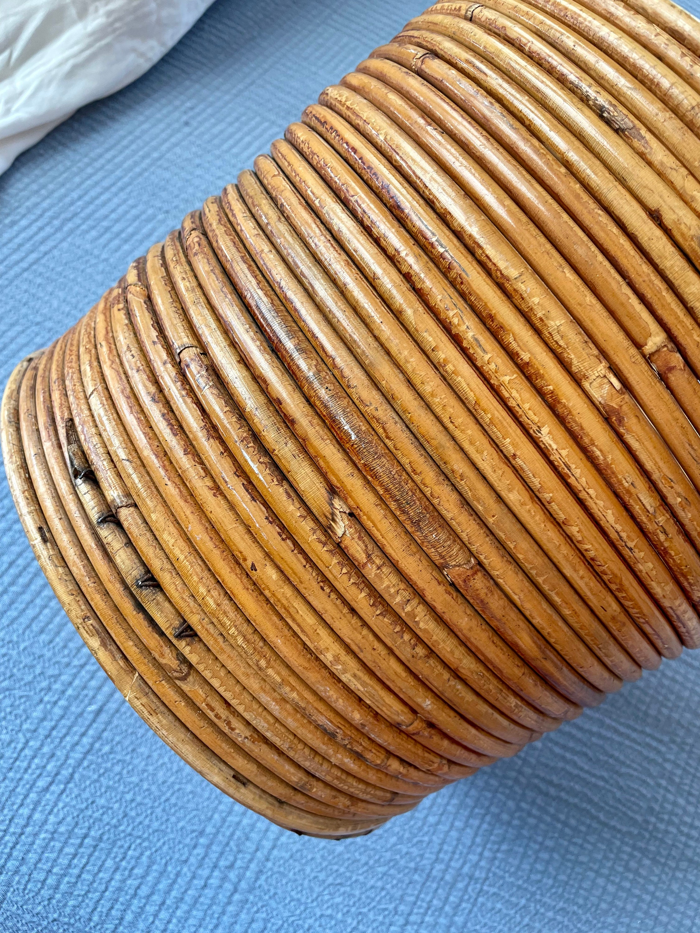 Gabriella Crespi Style Reed Planter, Made in Italy - Etsy