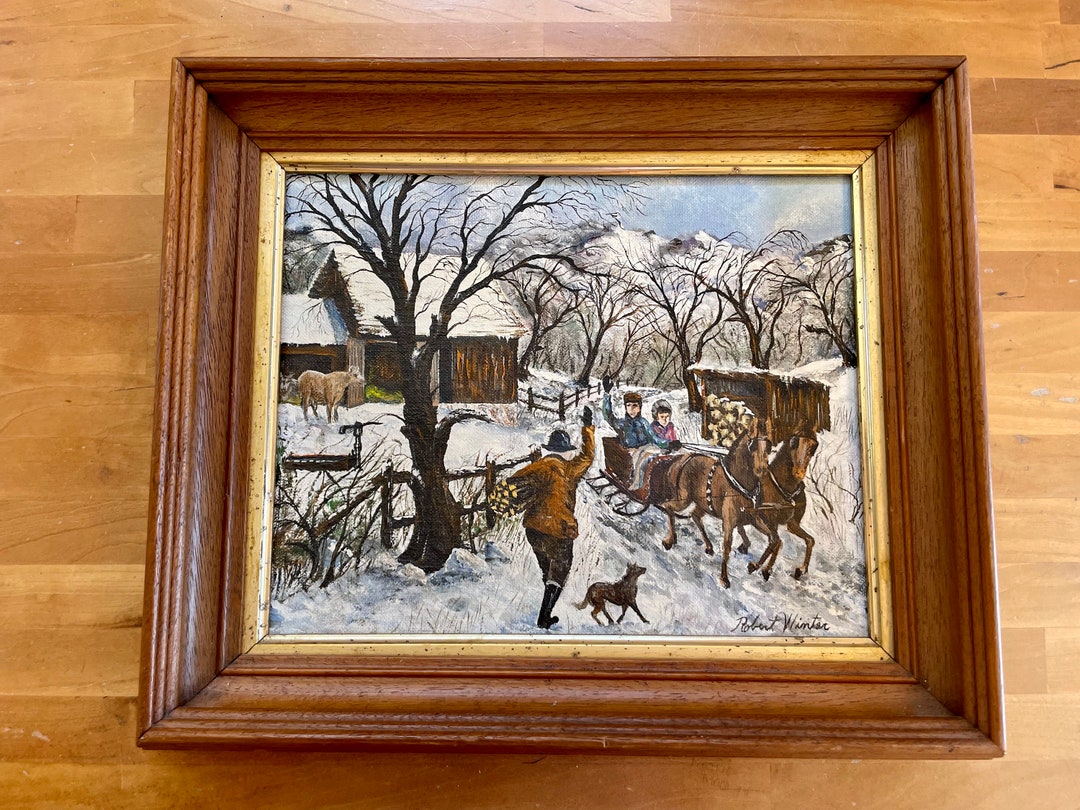 Early Robert Winter Painting - Etsy