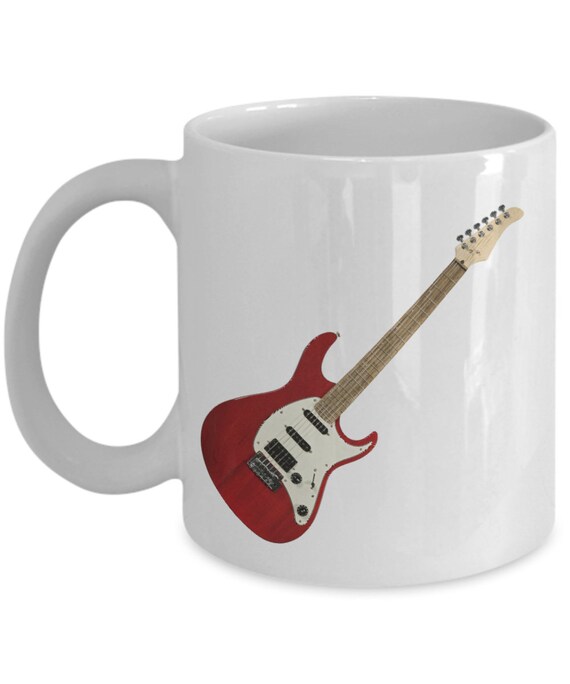 Guitar Mug Guitar Cup Kitchen Decor | Etsy