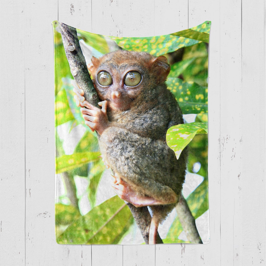 Tarsier Blanket, Tarsier Throw, Tarsier Lover Gift, Gift Idea - Etsy