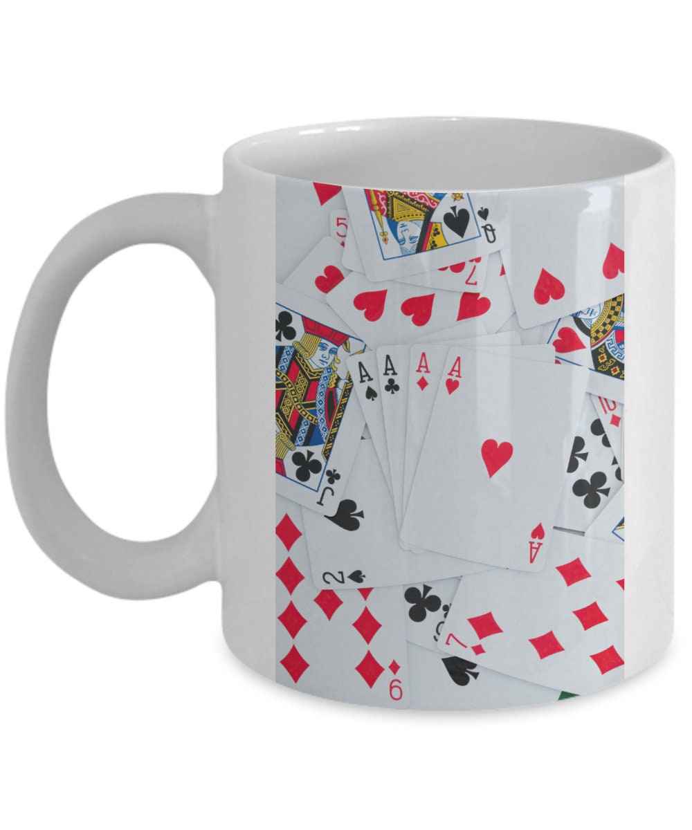 Playing Cards Mug, Card Player Gift, Gift Ideas - Etsy