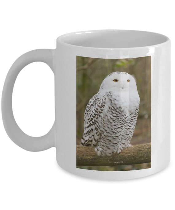 Snowy Owl Mug Snowy Owl Cup Kitchen Decor | Etsy
