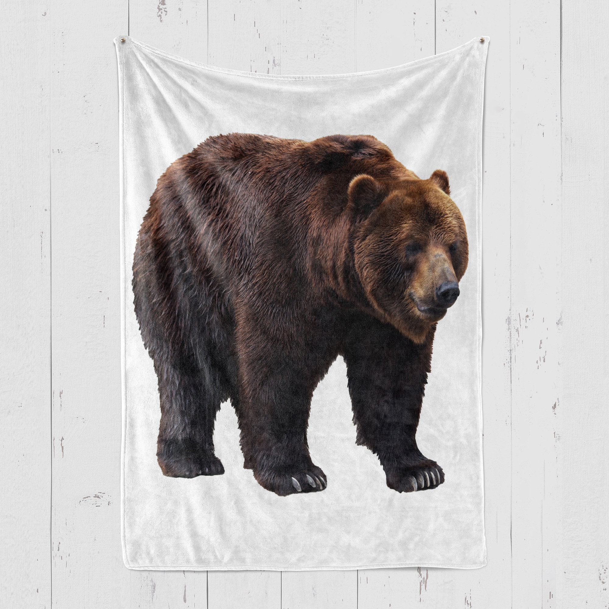 Brown Bear Blanket, Brown Bear Throw, Brown Bear Fleece - Etsy