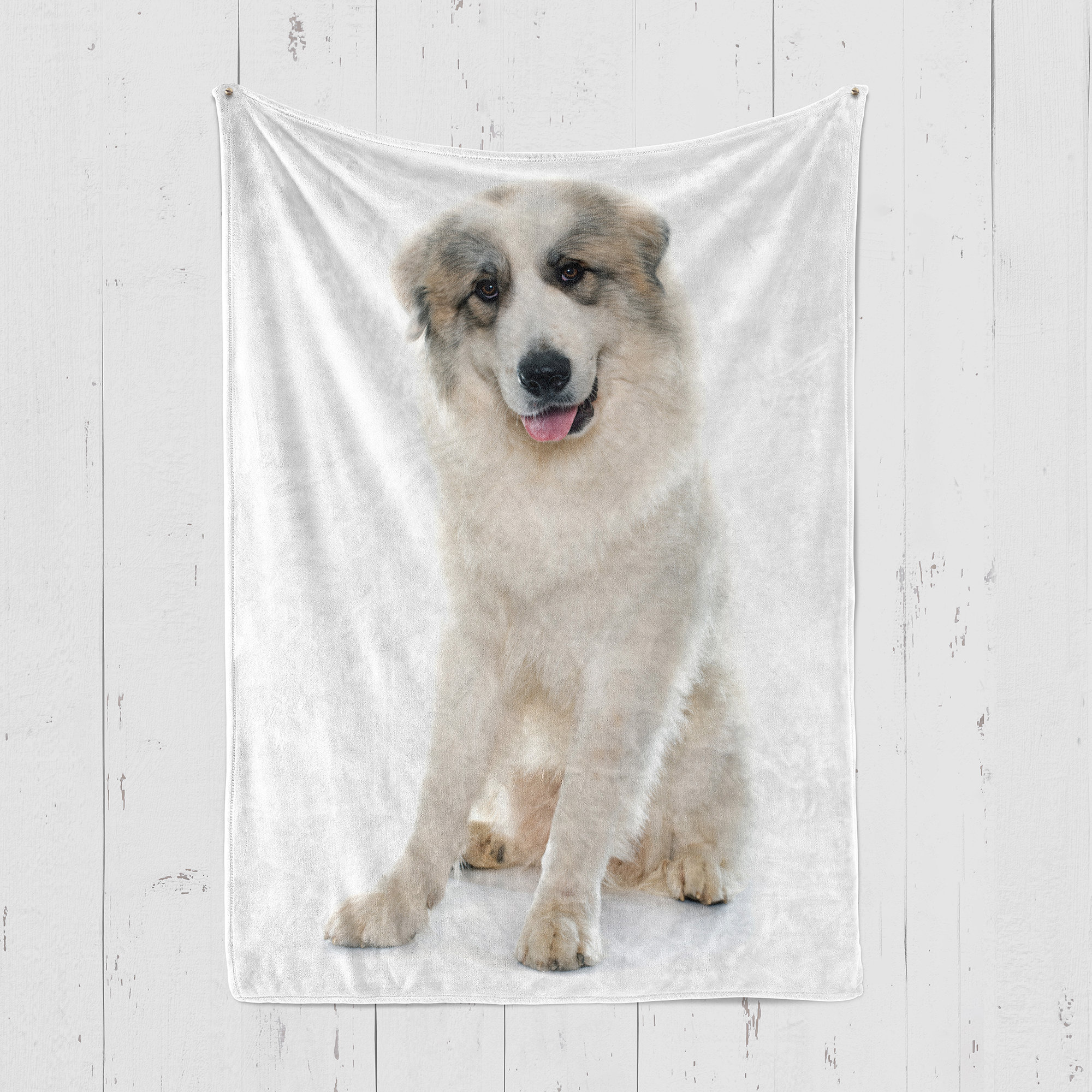 Great Pyrenees Blanket, Pyrenean Mountain Dog Throw, Great Pyrenees ...