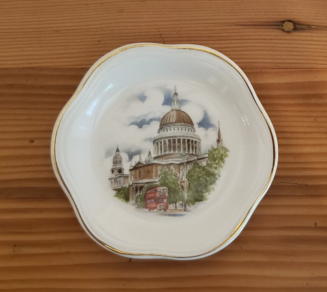 Vintage Royal Wocester Spode Palissy English China Small Plate Ring ...