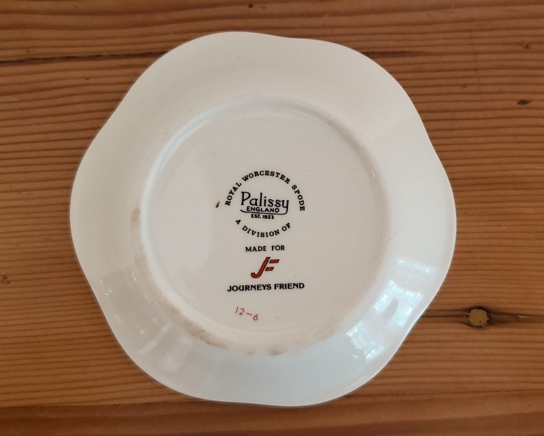 Vintage Royal Wocester Spode Palissy English China Small Plate Ring ...