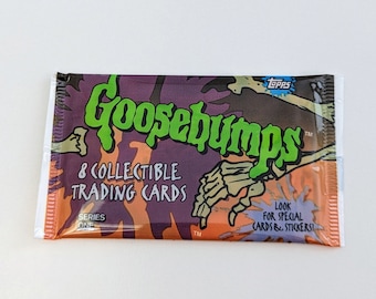 Rare Goosebumps Collectible Trading Cards. 6 Cards per Pack special ...