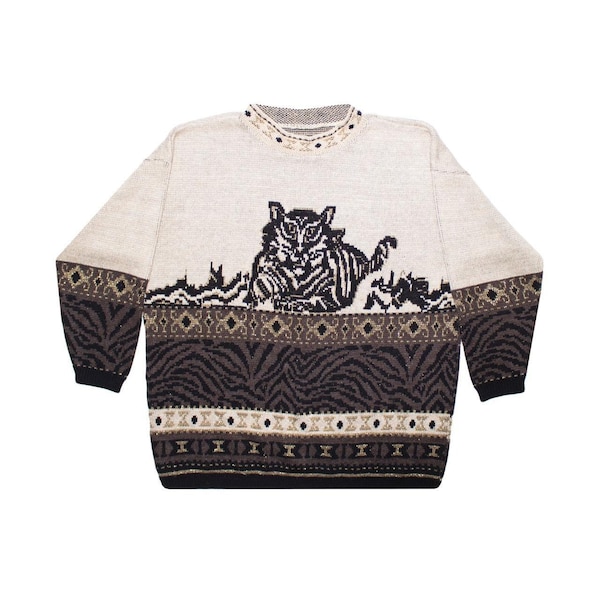 Tiger Sweater - Etsy