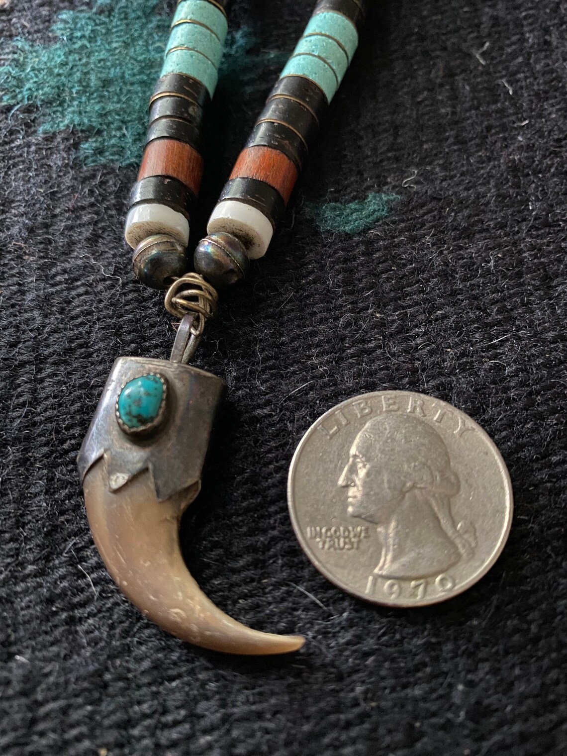 Bobcat Claw Bead Necklace | Etsy