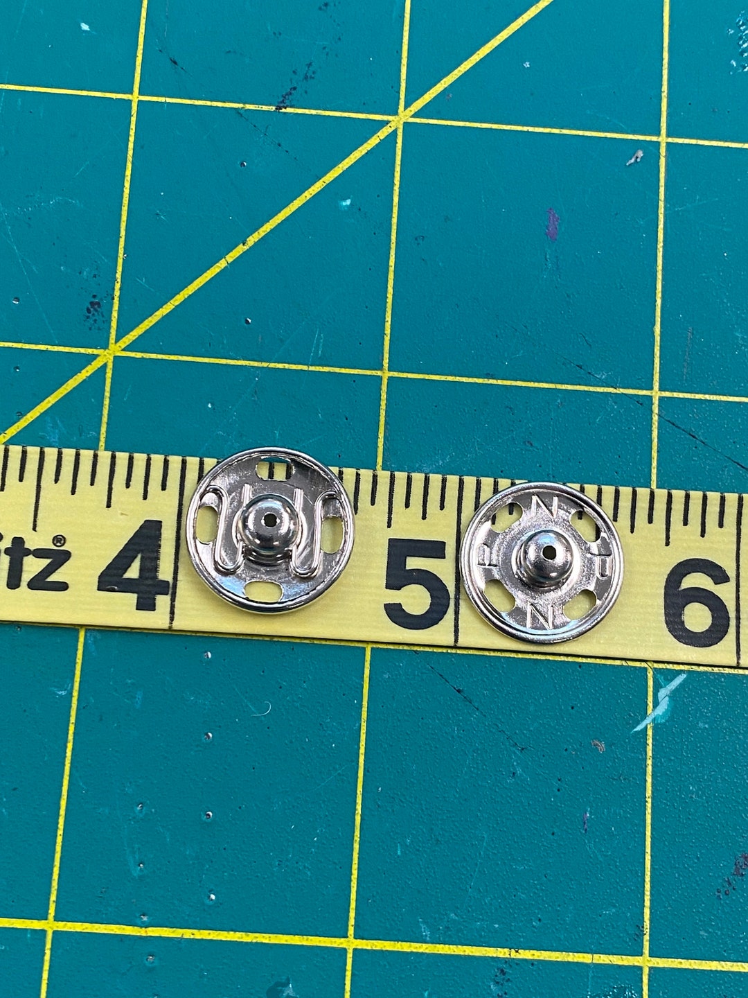 No 4 Silver Nickel Snaps Sold as Sets off (144 Pieces) Garment Closures ...