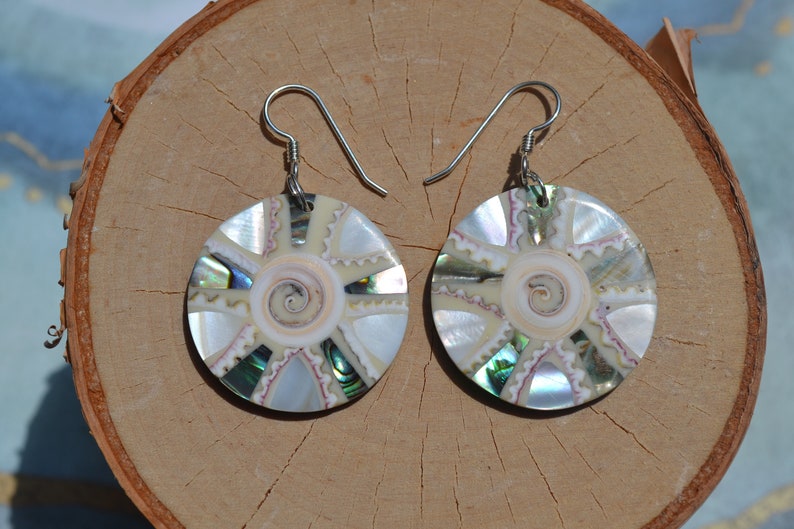 White Mother of Pearl Abalone Shiva Cone Shell | Etsy