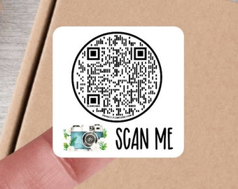 Qr Business Stickers | Etsy