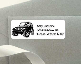 Jeep Address Labels - Etsy