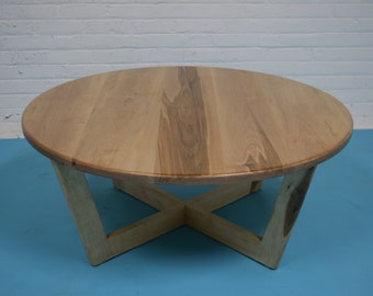 Round Maple Table - Etsy