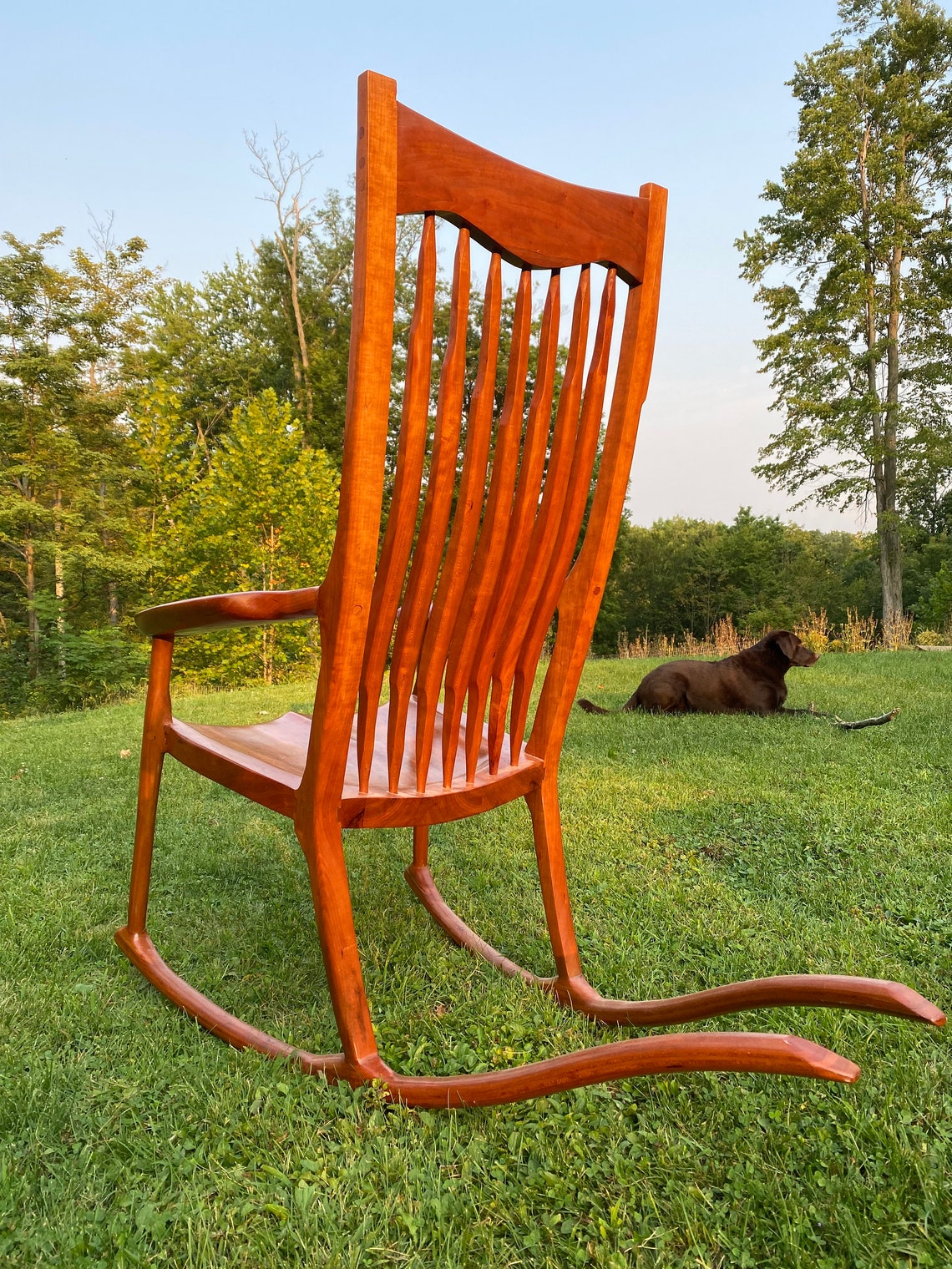 Sculpted Rocking Chair / Maloof Style Rocking Chair - Etsy