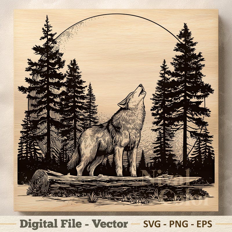 Yellowstone Wolves Art - Etsy