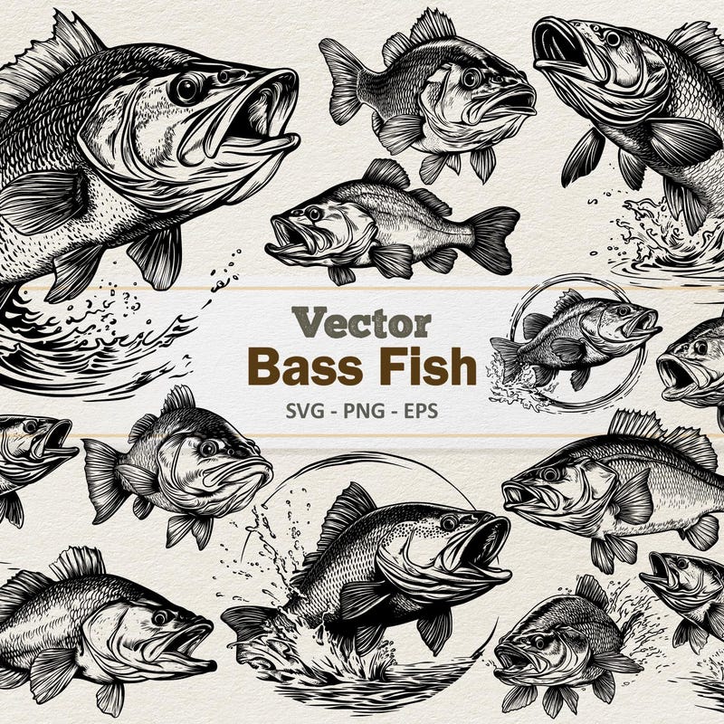 Fish Svg - Etsy