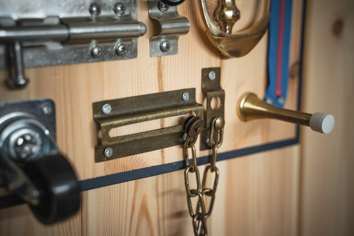 Toddler Fidget Board Sensory Fiddle Board Educational SEN - Etsy