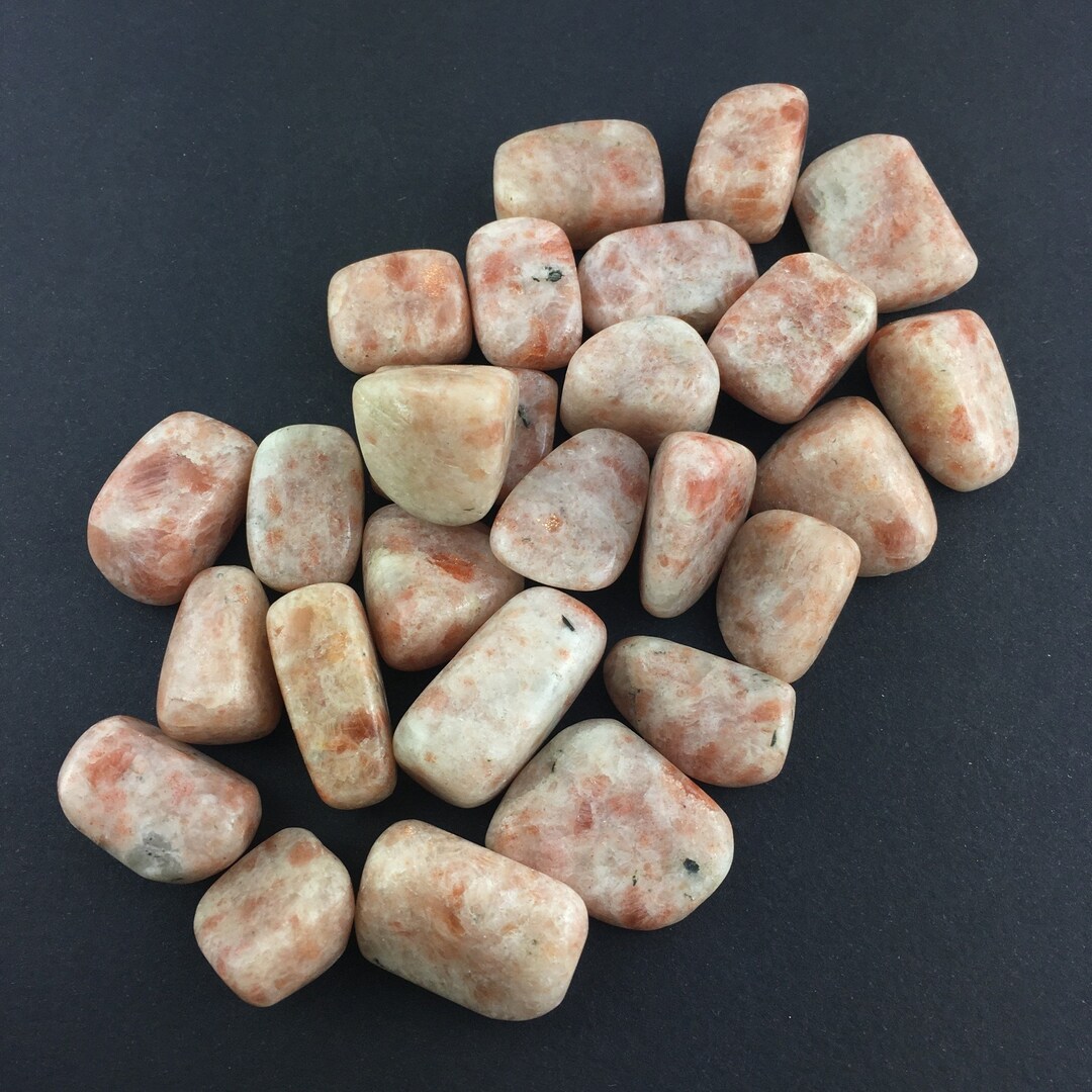 SUNSTONE HELIOLITE Mid Size Tumbled Stone Crystal Crystal Healing ...