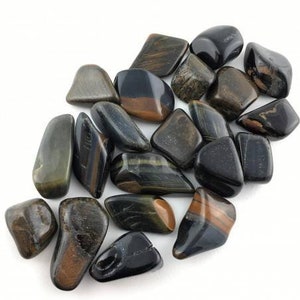 Mineral Falcon Eye Tumbled Stone Crystal Healing High Quality - Etsy