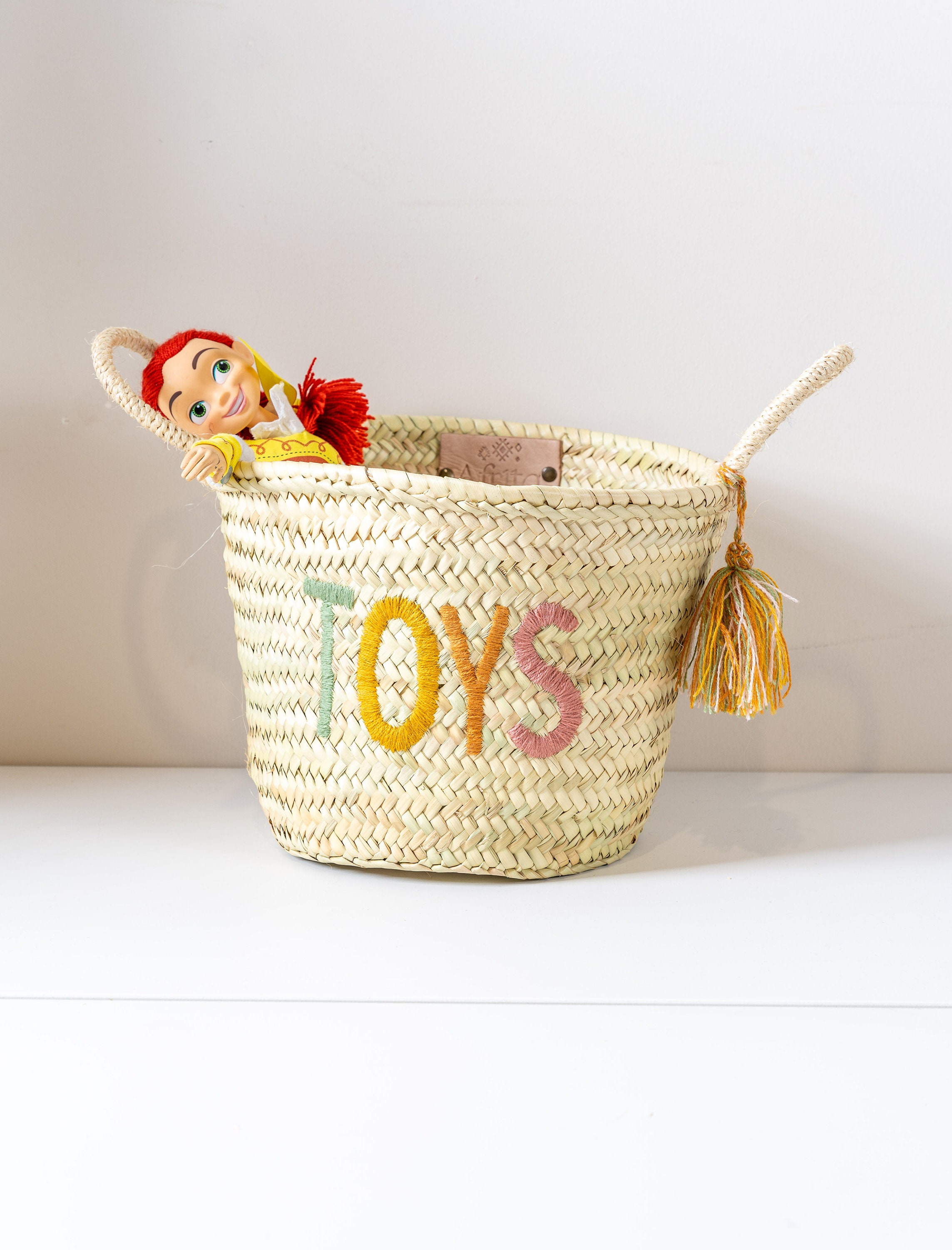 Toys Storage Basket| Kids Basket Wicker | Nursery Storage Basket ...