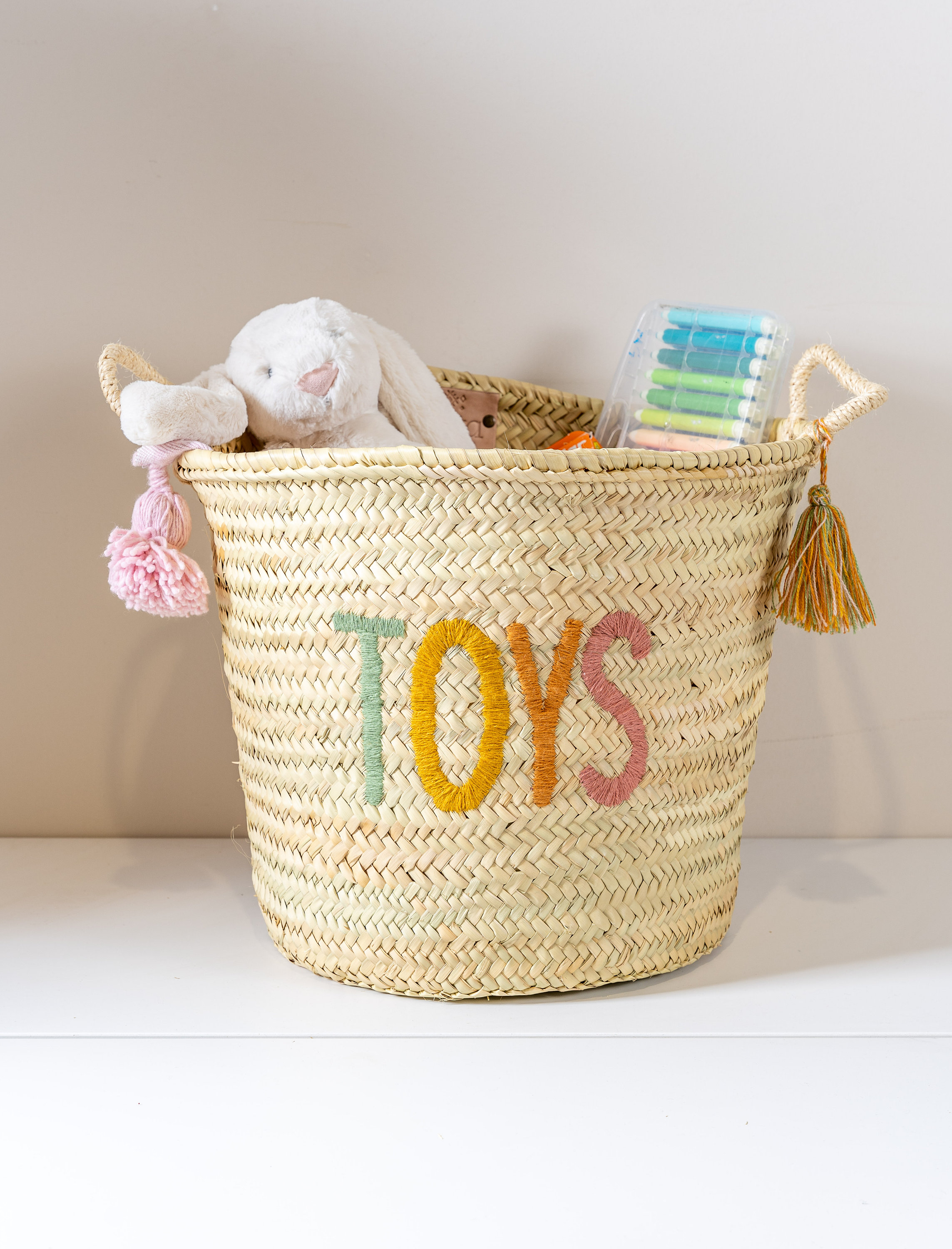 Toys Storage Basket| Kids Basket Wicker | Nursery Storage Basket ...