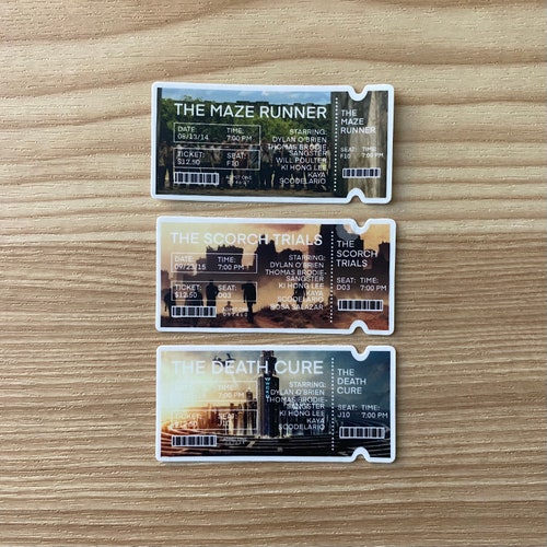 Maze Runner Vinyl Sticker Pack | Etsy