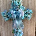 Blue Tulip Memorial Cross: Graveside Decoration - Etsy