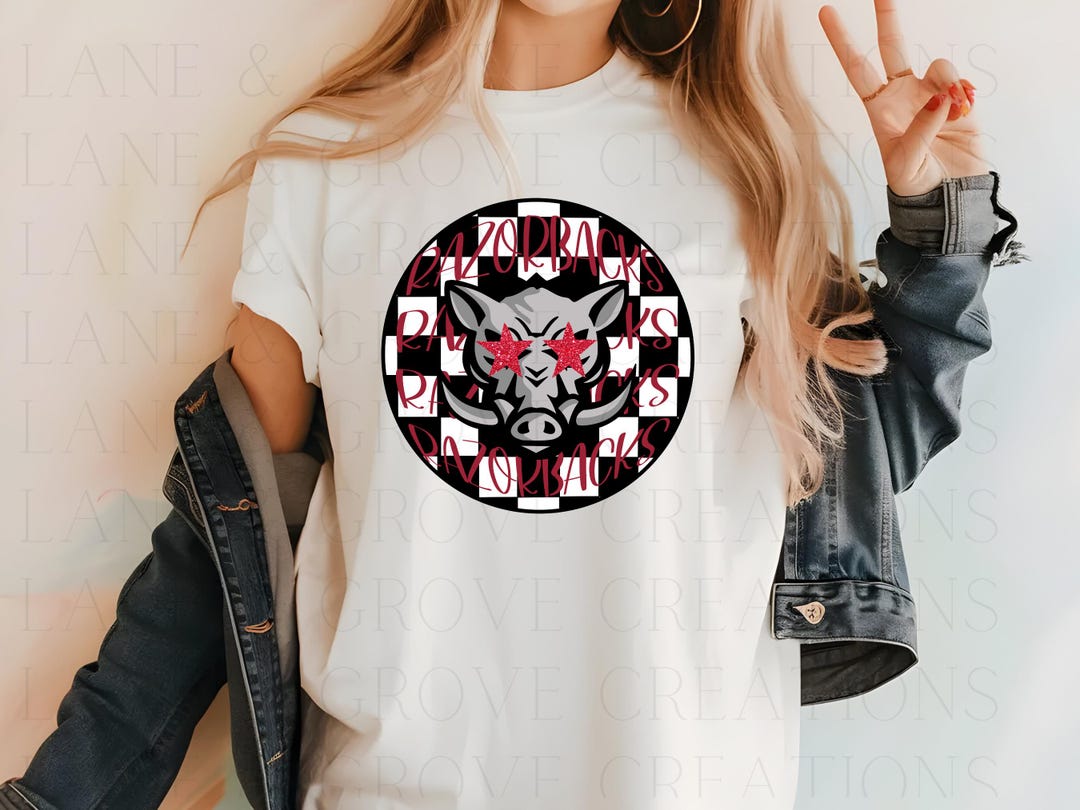 Preppy Mascot PNG Digital Download Razorbacks Tshirt Shirt Design ...