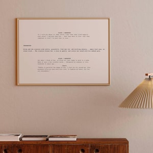 Shape of Water Script Digital Print Sally Hawkins Scene Movie Poster ...