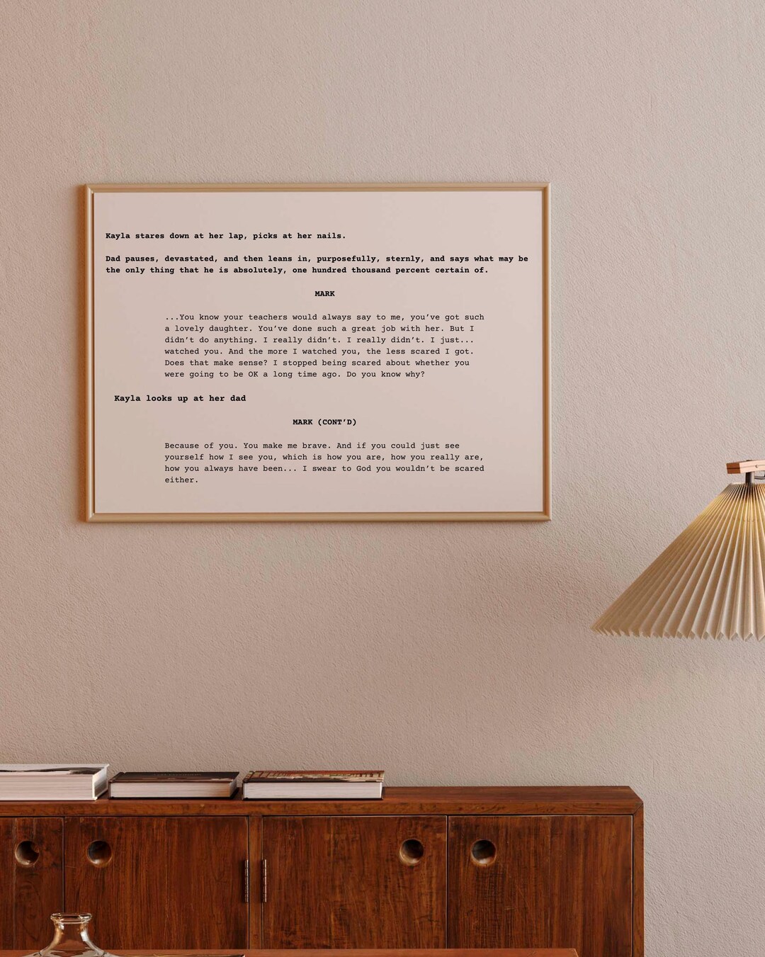 Eighth Grade Film Script Digital Print | A24 Campfire Scene Movie ...