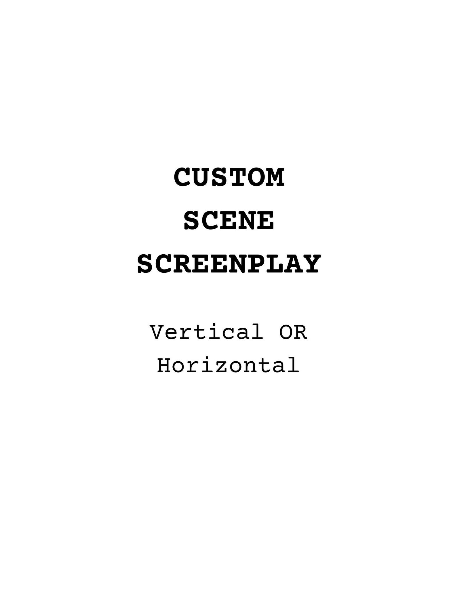 Custom Movie Scene Digital Print | Film Screenplay Wall Art | Minimal ...