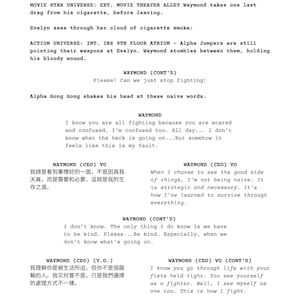 Everything Everywhere All at Once Script Poster: Be Kind Scene (digital ...