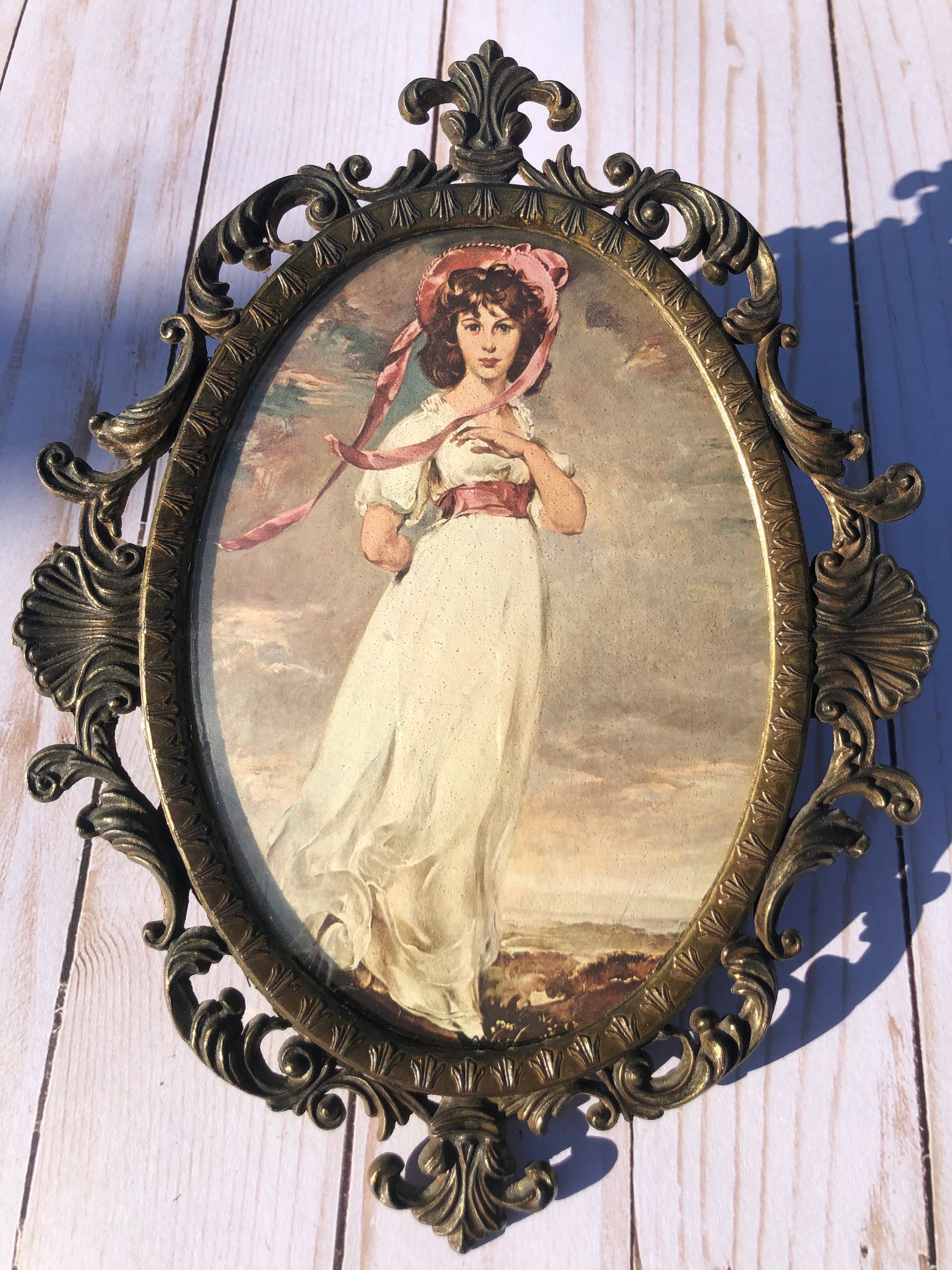 Vintage Pinkie Print - Etsy