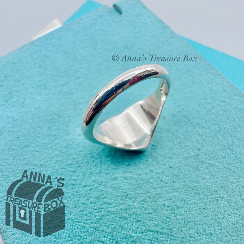Tiffany & Co. 925 Silver Heart Return to Tiffany Signet Ring - Etsy