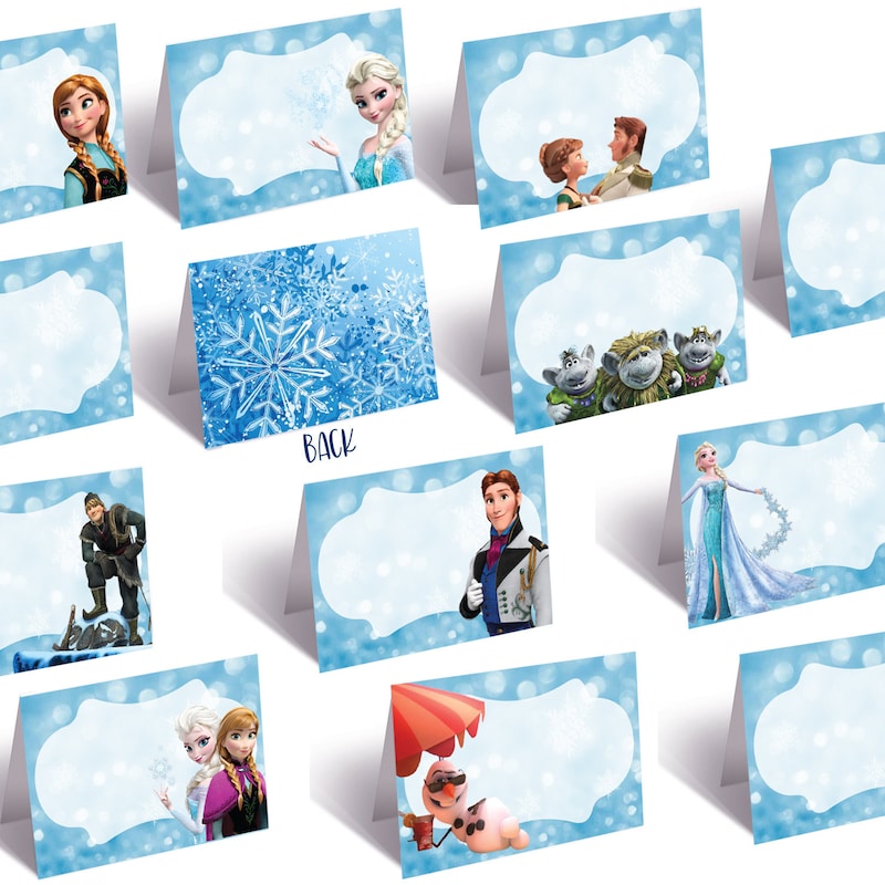Frozen Name Tag - Etsy