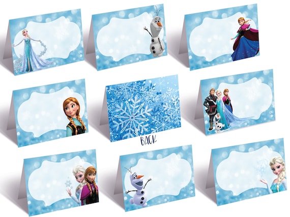 Frozen Party Food Printables
