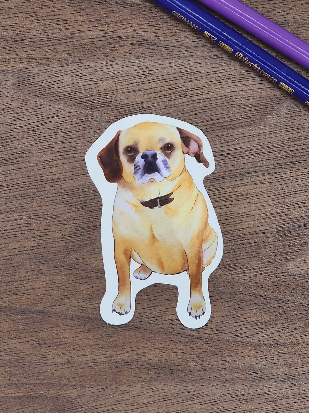 Puggle Vinyl Sticker for Animal Lovers | 3" Vinyl Sticker - Etsy